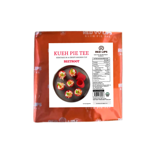 Beetroot Kueh Pie Tee – Red Lips Foods Pte Ltd